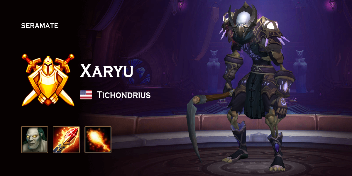 Xaryu @ Tichondrius (US) · Seramate · WoW PvP Leaderboards, Arena Activity, Character Profiles ...