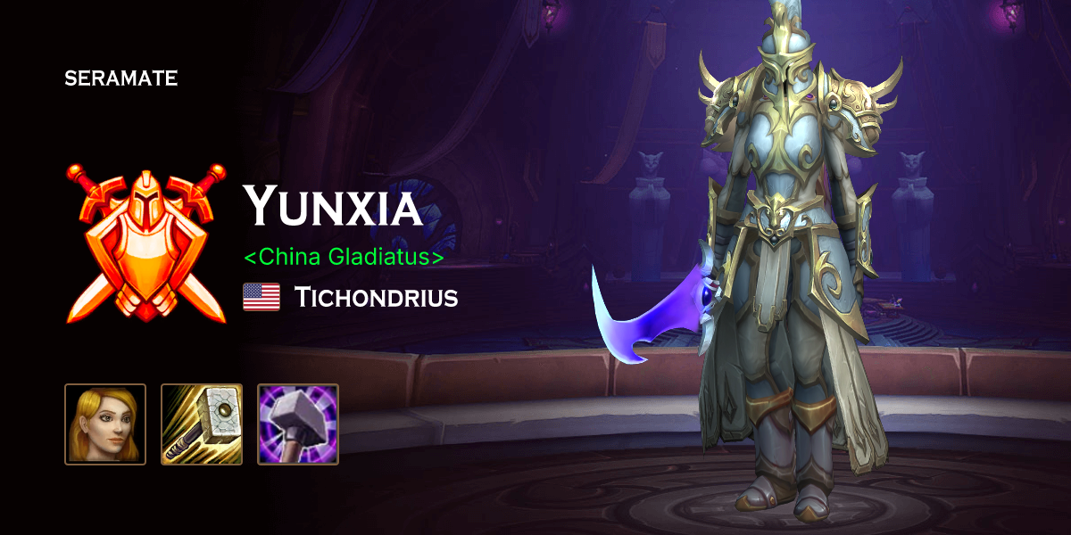 Yunxia @ Tichondrius (US) · Seramate · WoW PvP Leaderboards, Arena ...