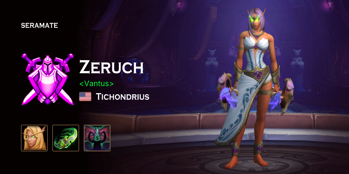 Zeruch @ Tichondrius (US) · Seramate · WoW PvP Leaderboards, Arena Activity, Character Profiles ...