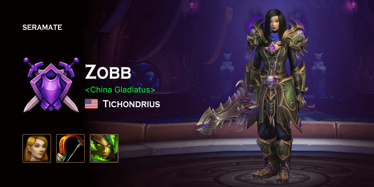 Zobb @ Tichondrius (US) · Seramate · WoW PvP Leaderboards, Arena ...