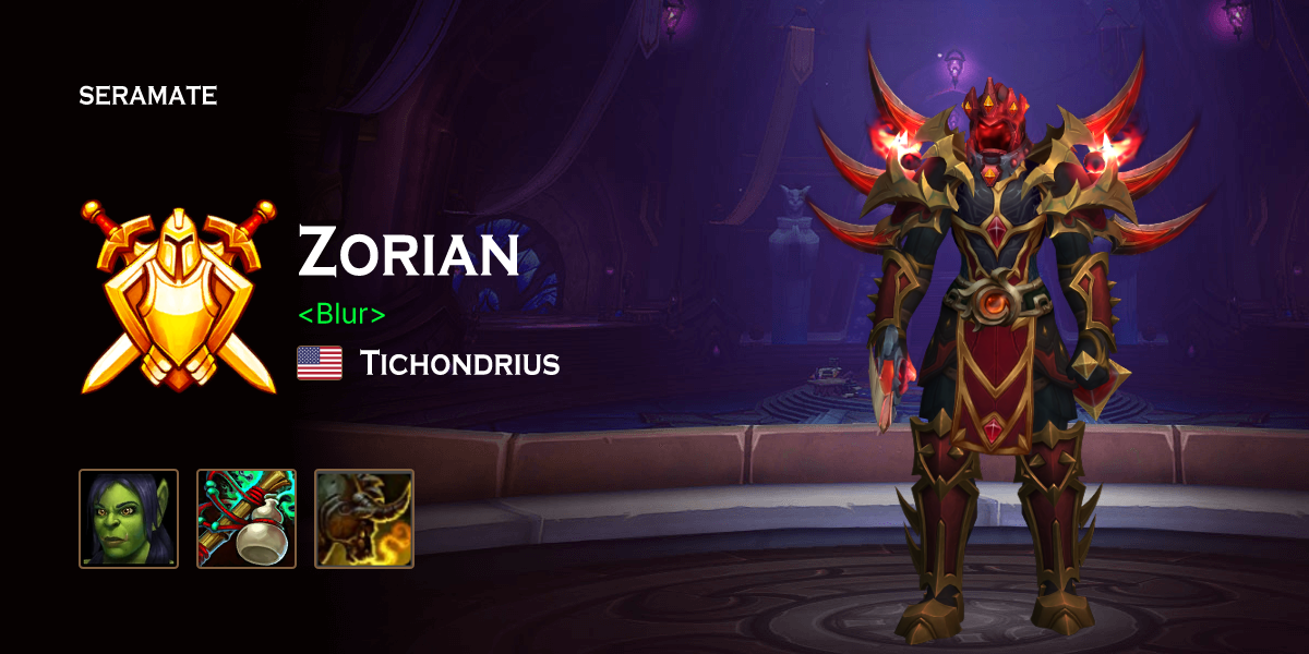 Zorian @ Tichondrius (US) · Seramate · WoW PvP Leaderboards, Arena ...