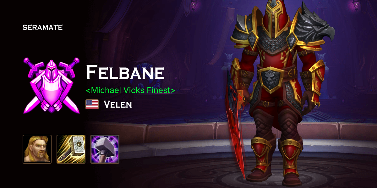 Felbane @ Velen (US) · Seramate · WoW PvP Leaderboards, Arena Activity ...