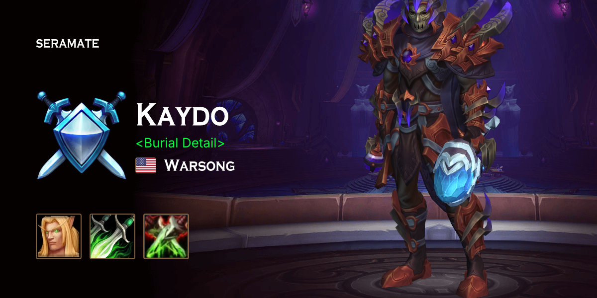 Kaydo @ Warsong (US) · Seramate · WoW PvP Leaderboards, Arena Activity ...