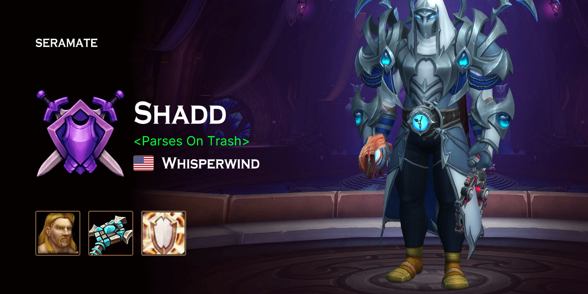 Shadd @ Whisperwind (US) · Seramate · WoW PvP Leaderboards, Arena Activity, Character Profiles ...