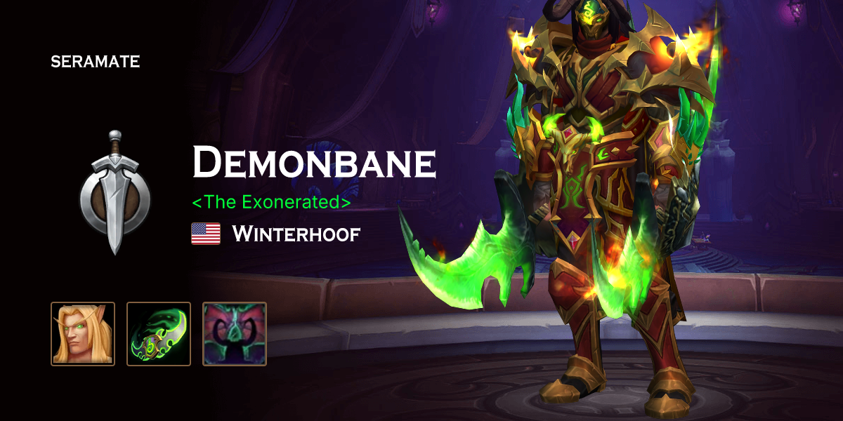 Demonbane @ Winterhoof (US) · Seramate · WoW PvP Leaderboards, Arena ...