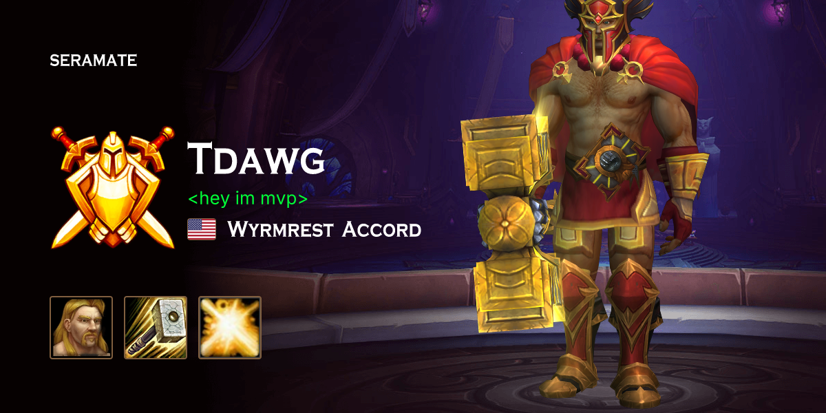 Tdawg @ Wyrmrest Accord (US) · Seramate · WoW PvP Leaderboards, Arena ...