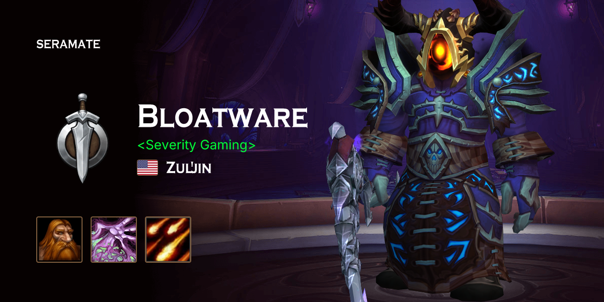 Bloatware @ Zul'jin (US) · Seramate · WoW PvP Leaderboards, Arena ...