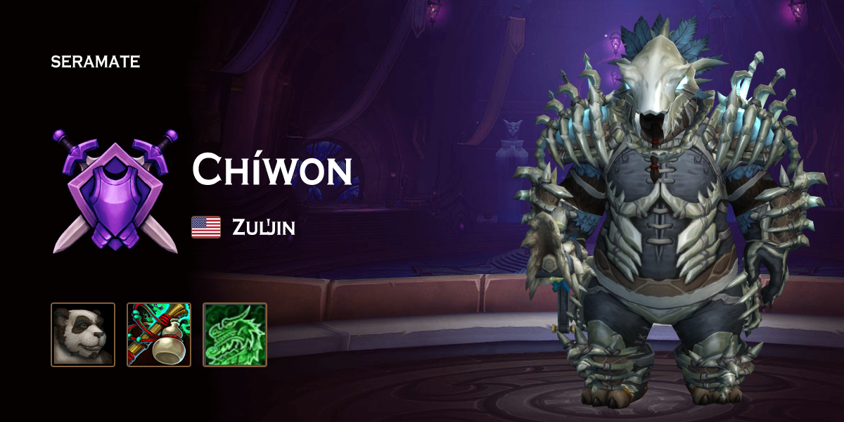 Chíwon @ Zul'jin (US) · Seramate · WoW PvP Leaderboards, Arena Activity, Character Profiles & more.