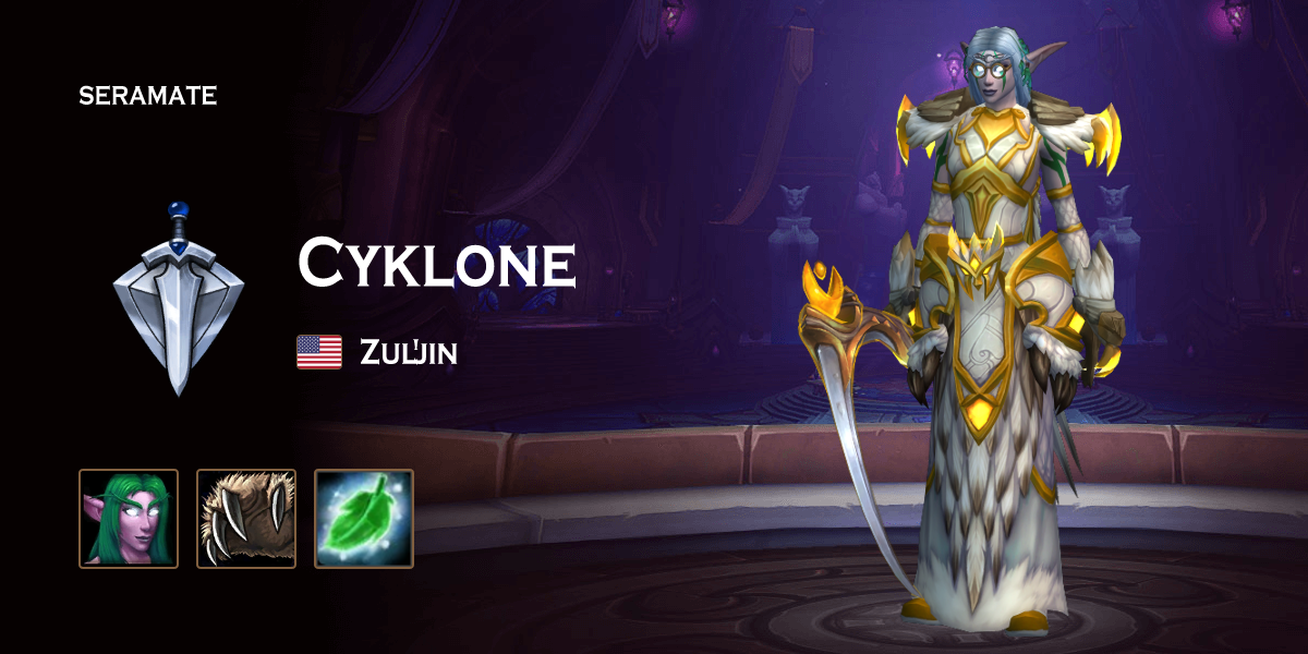 Cyklone @ Zul'jin (US) · Seramate · WoW PvP Leaderboards, Arena ...