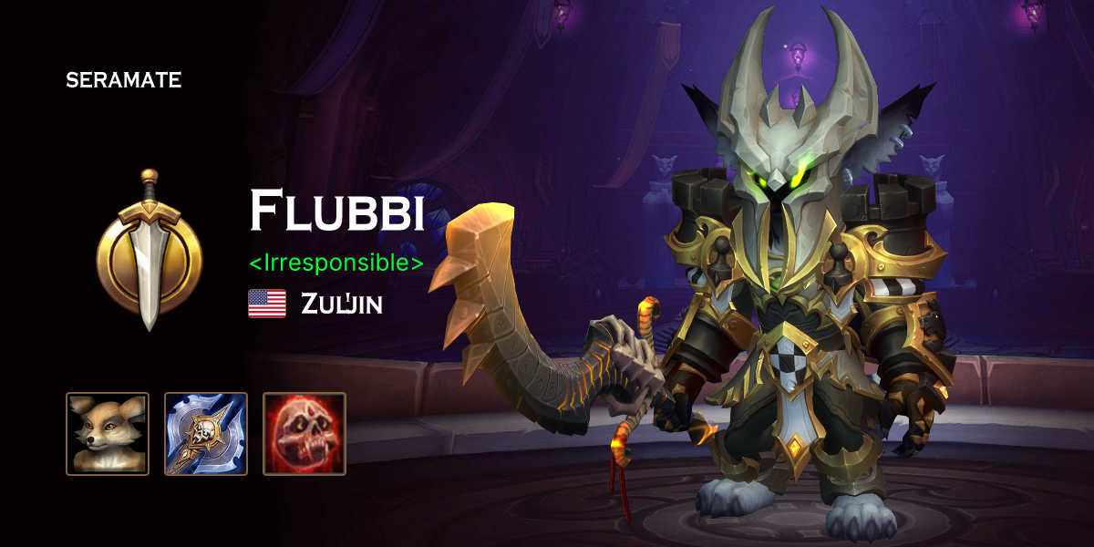 Flubbi @ Zul'jin (US) · Seramate · WoW PvP Leaderboards, Arena Activity ...