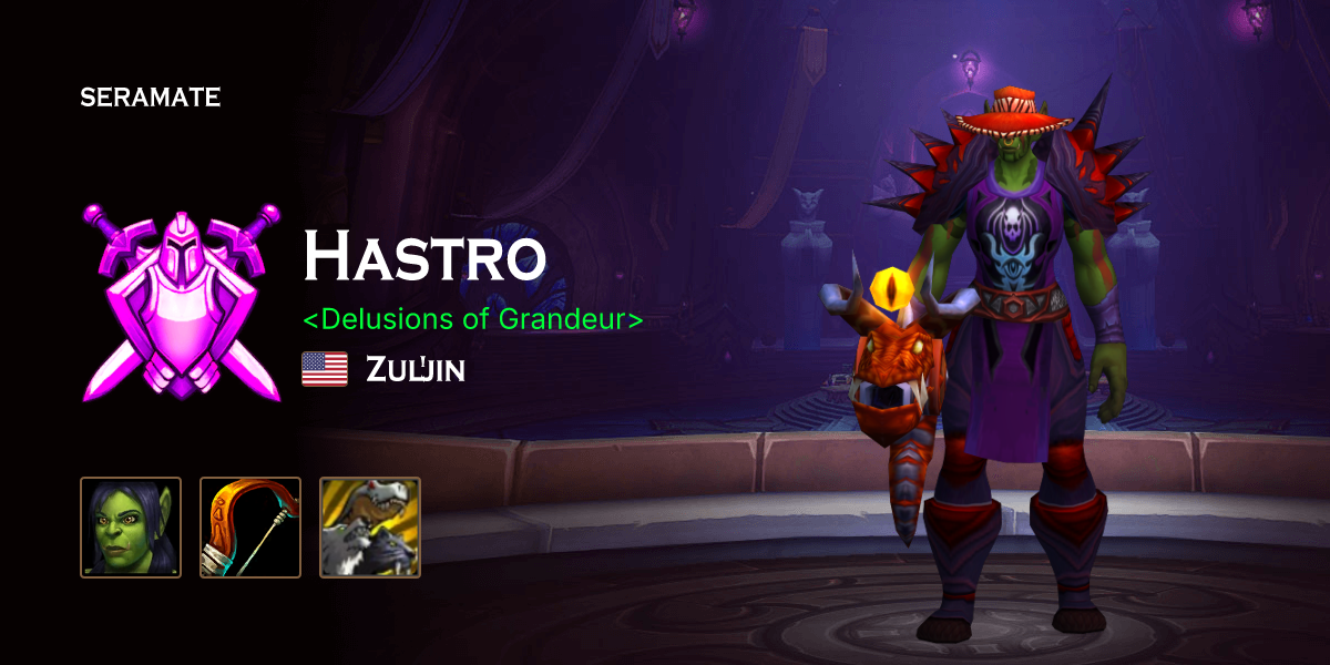 Hastro @ Zul'jin (US) · Seramate · WoW PvP Leaderboards, Arena Activity ...