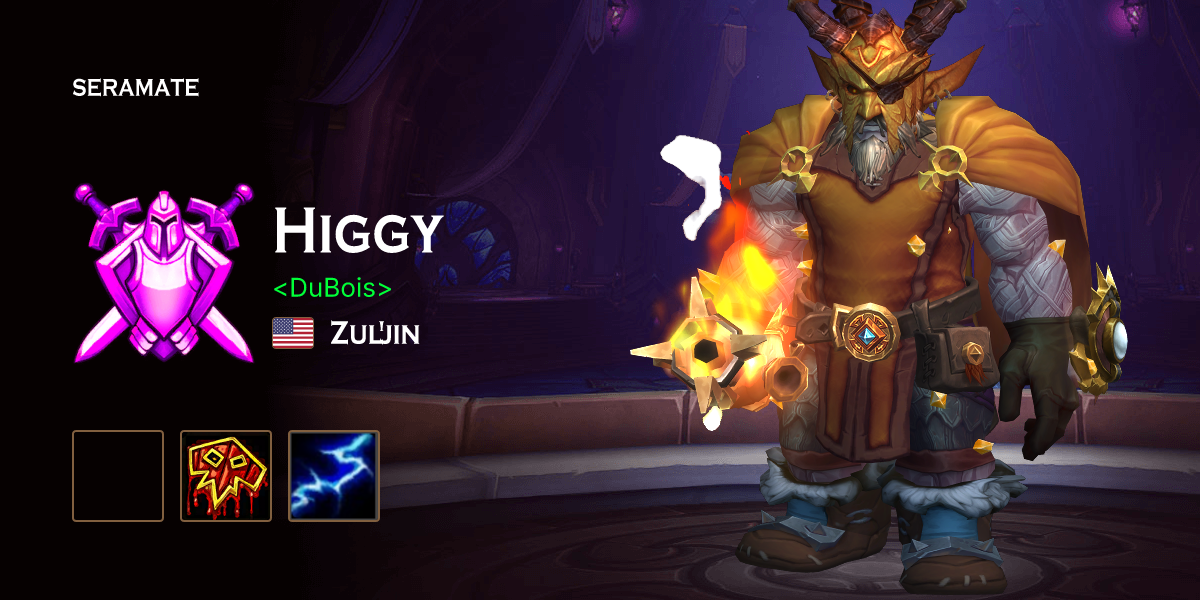 Higgy @ Zul'jin (US) · Seramate · WoW PvP Leaderboards, Arena Activity ...