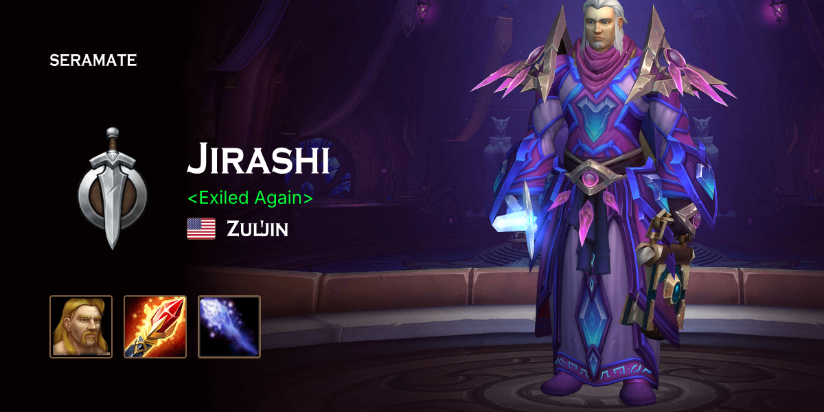 Jirashi @ Zul'jin (US) · Seramate · WoW PvP Leaderboards, Arena ...