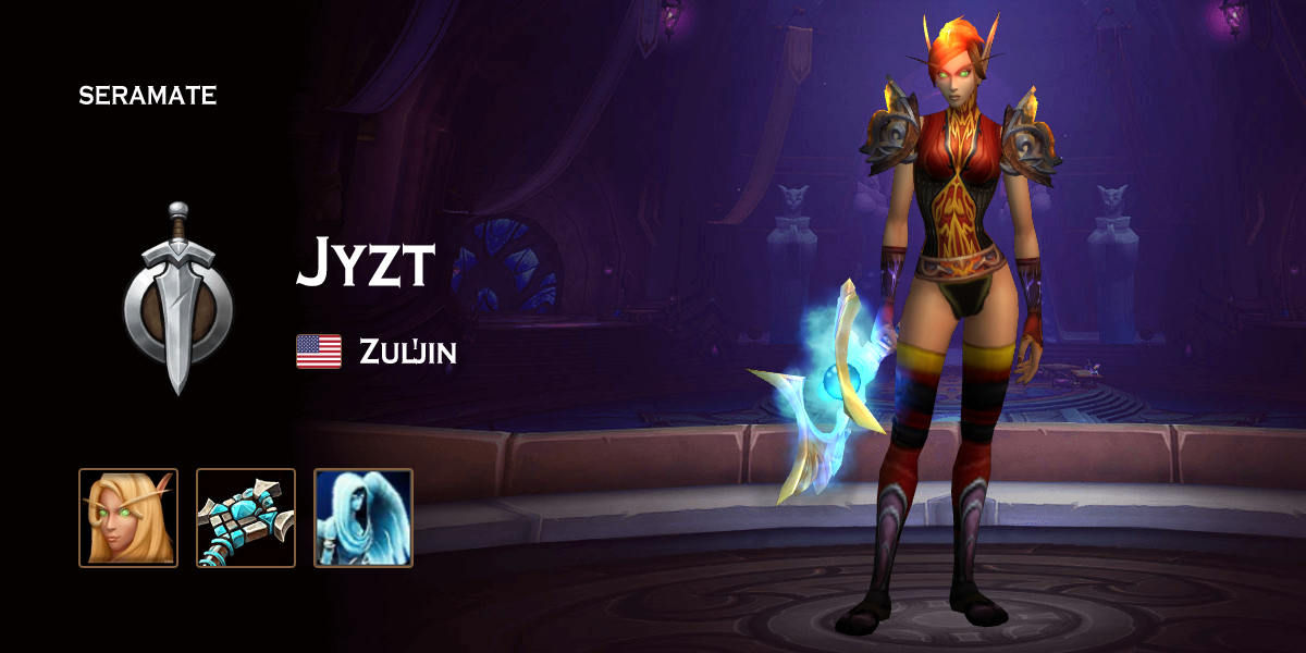 Jyzt @ Zul'jin (US) · Seramate · WoW PvP Leaderboards, Arena Activity, Character Profiles & more.
