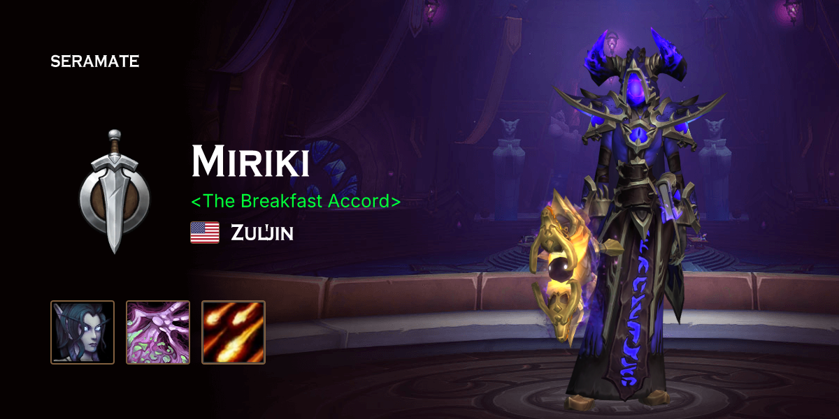 Miriki @ Zul'jin (US) · Seramate · WoW PvP Leaderboards, Arena Activity ...