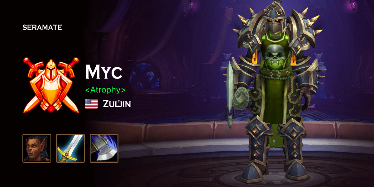 Myc @ Zul'jin (US) · Seramate · WoW PvP Leaderboards, Arena Activity ...