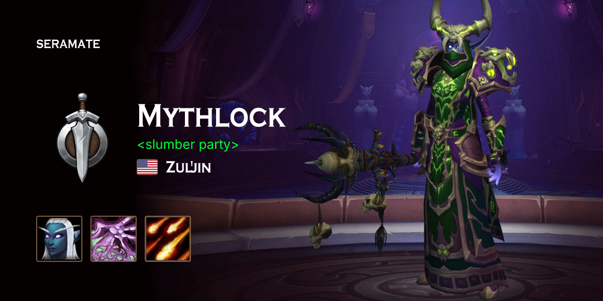 Mythlock @ Zul'jin (US) · Seramate · WoW PvP Leaderboards, Arena Activity, Character Profiles ...
