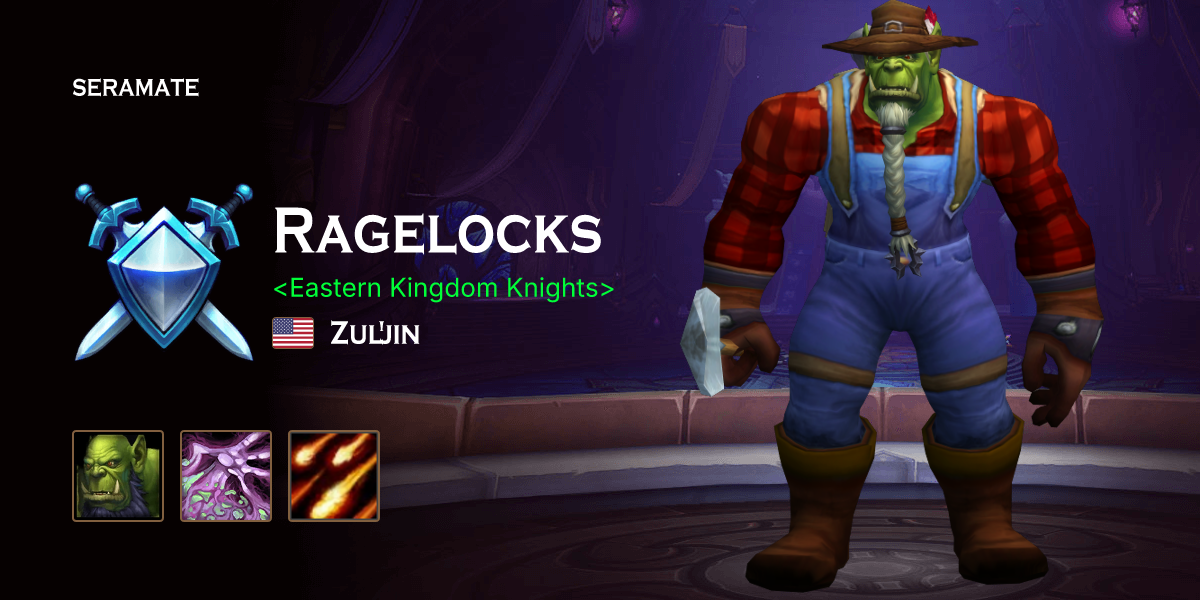 Ragelocks @ Zul'jin (US) · Seramate · WoW PvP Leaderboards, Arena ...