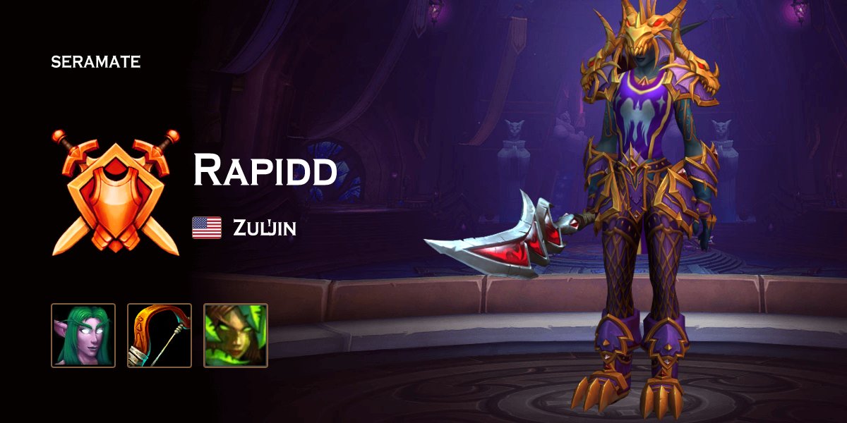 Rapidd @ Zul'jin (US) · Seramate · WoW PvP Leaderboards, Arena Activity ...