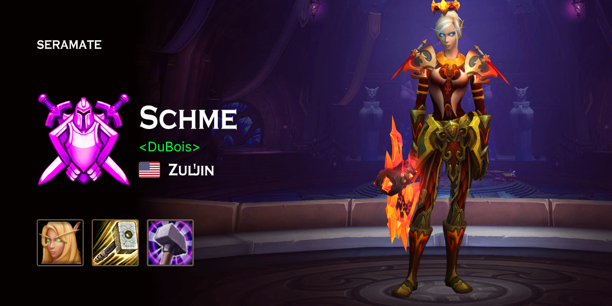 Schme @ Zul'jin (US) · Seramate · WoW PvP Leaderboards, Arena Activity ...