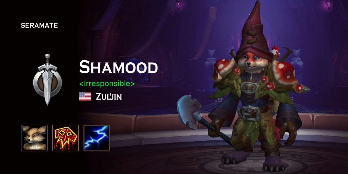 Shamood @ Zul'jin (US) · Seramate · WoW PvP Leaderboards, Arena ...
