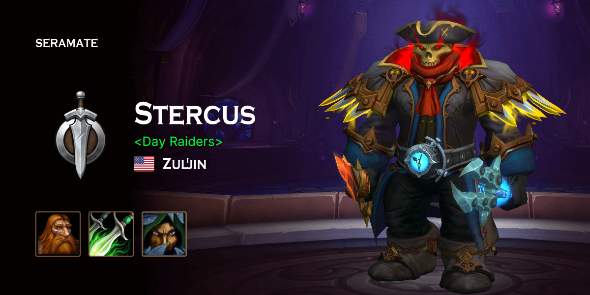 Stercus @ Zul'jin (US) · Seramate · WoW PvP Leaderboards, Arena ...