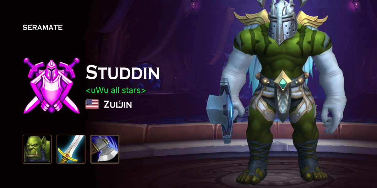 Studdin @ Zul'jin (US) · Seramate · WoW PvP Leaderboards, Arena ...
