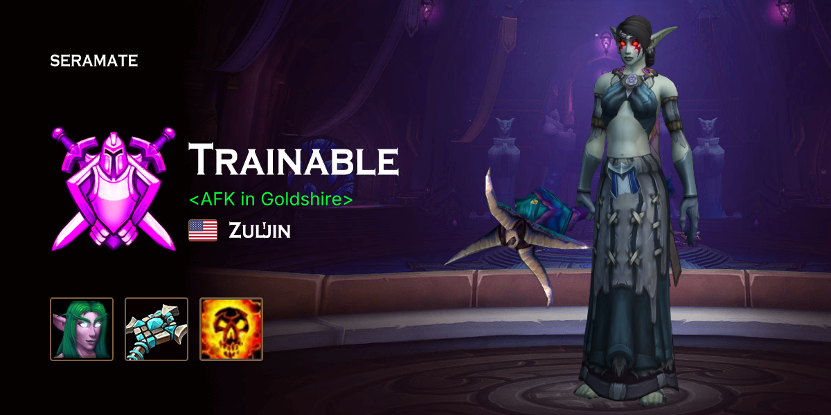 Trainable @ Zul'jin (US) · Seramate · WoW PvP Leaderboards, Arena ...