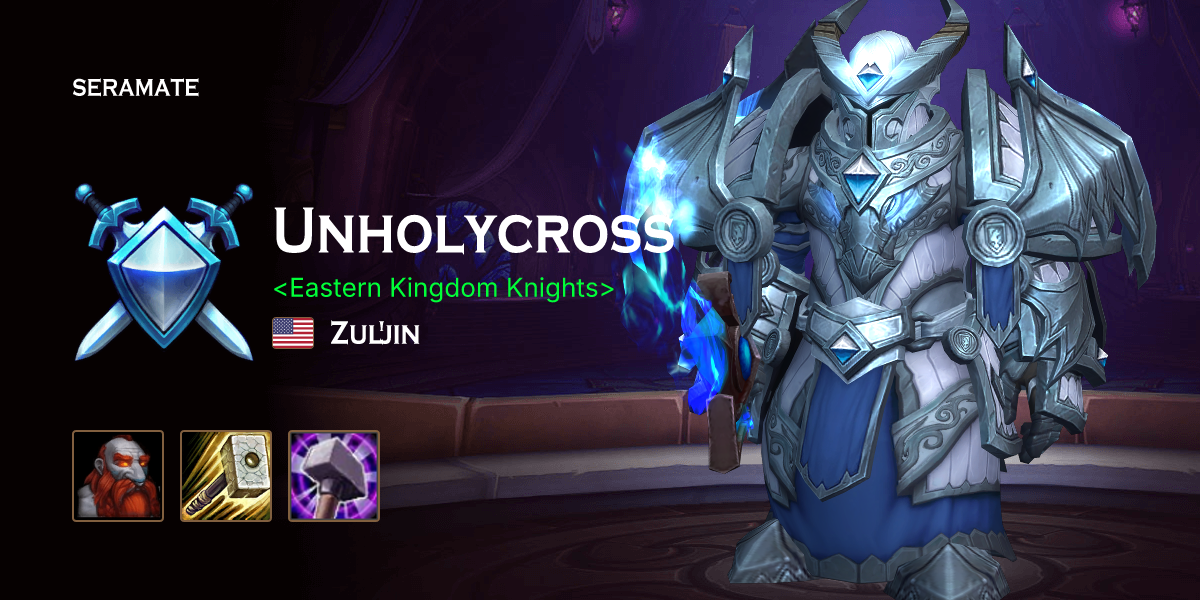 Unholycross @ Zul'jin (US) · Seramate · WoW PvP Leaderboards, Arena ...