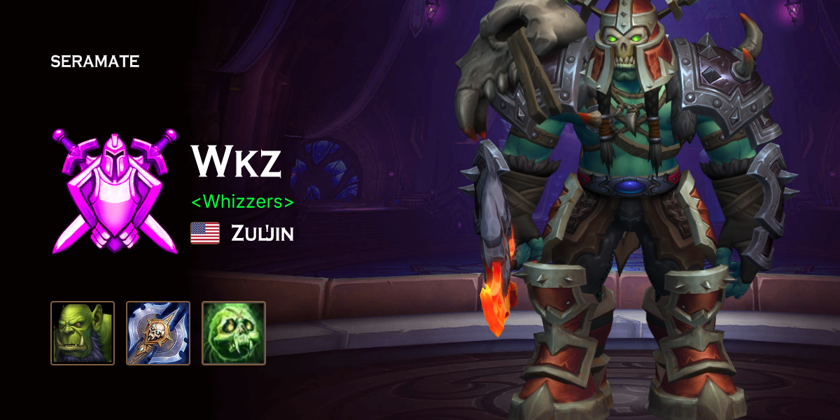 Wkz @ Zul'jin (US) · Seramate · WoW PvP Leaderboards, Arena Activity ...
