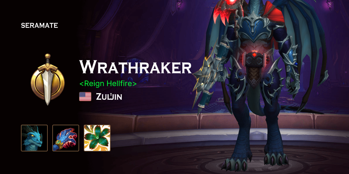 Wrathraker @ Zul'jin (US) · Seramate · WoW PvP Leaderboards, Arena ...