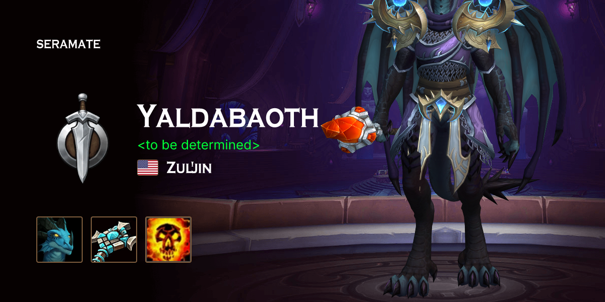 Yaldabaoth @ Zul'jin (US) · Seramate · WoW PvP Leaderboards, Arena ...
