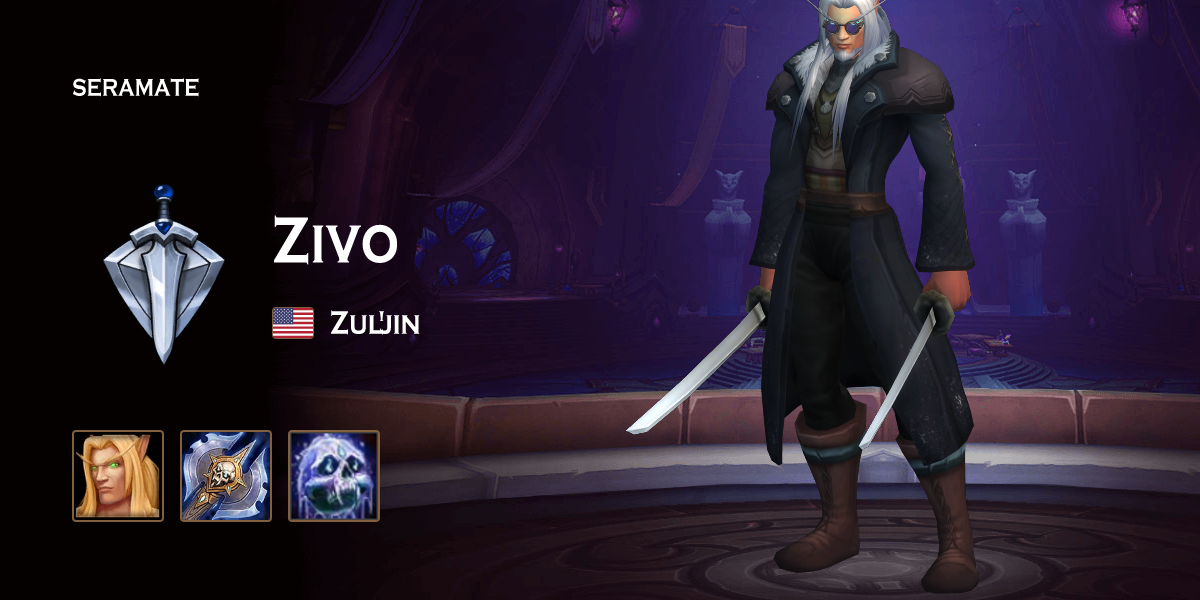 Zivo @ Zul'jin (US) · Seramate · WoW PvP Leaderboards, Arena Activity ...